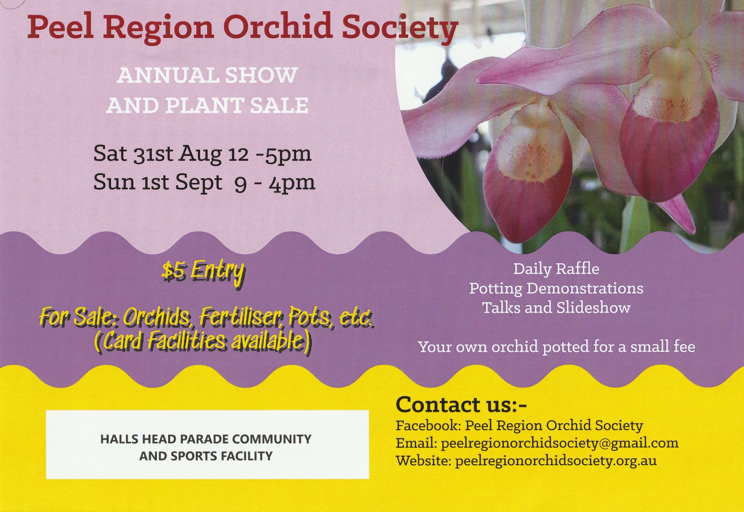 Peel Region Orchid Society – Annual Show and Plant Sale – Peel Region ...